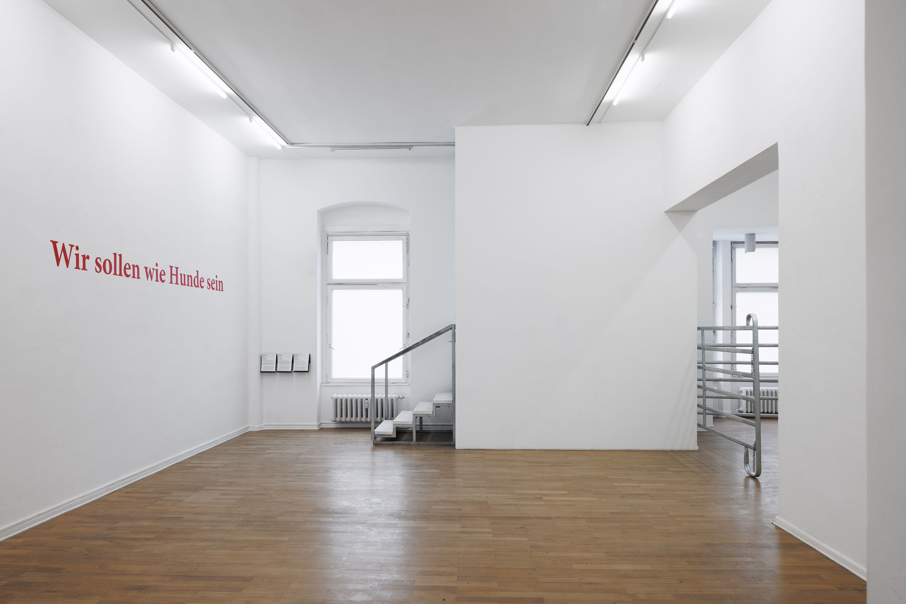 Wir sollen wie Hunde sein : Haus am Lützowplatz